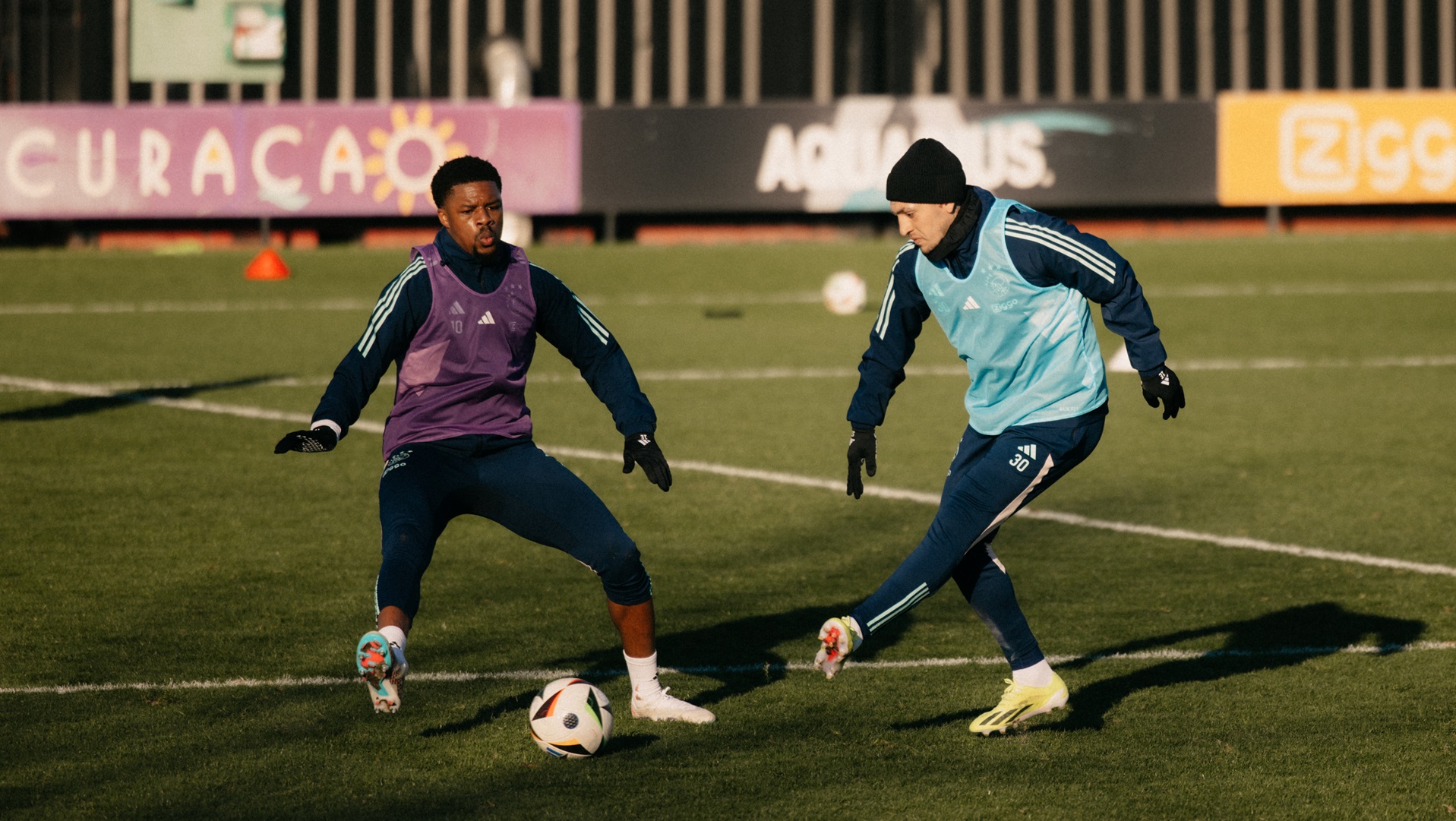 In pictures | Ajax train in winter conditions