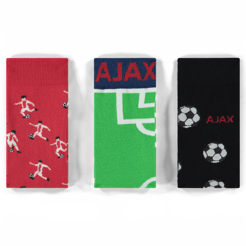 Ajax-funny socks 3-pack | Official Ajax Fanshop