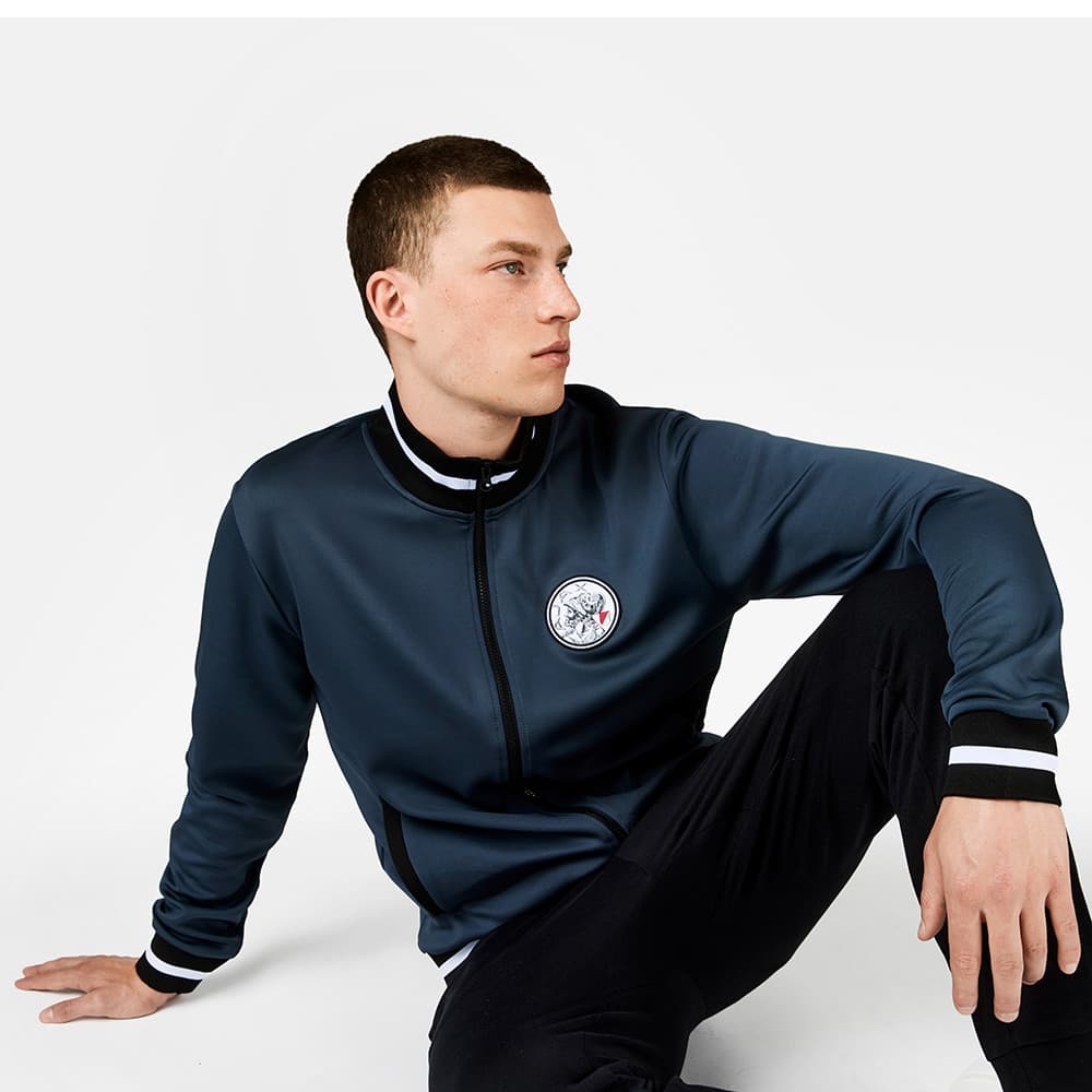 Ajax-track jacket grey senior | Official Ajax Fanshop