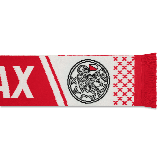 Ajax-scarf white/red AFC Ajax | Official Ajax Fanshop