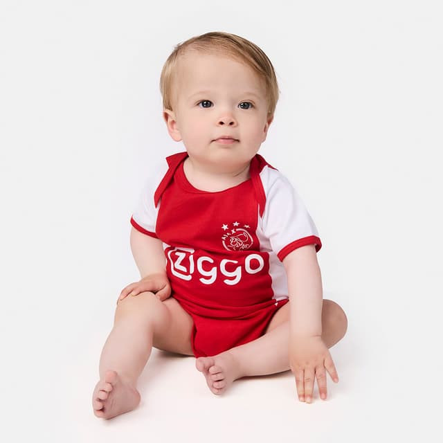 Ajax baby romper white red white Ziggo | Official Ajax Fanshop